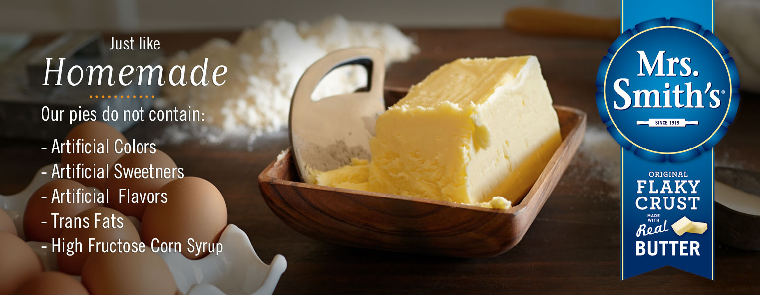 Discover the homestyle flavor of MRS. SMITH'S® Desserts